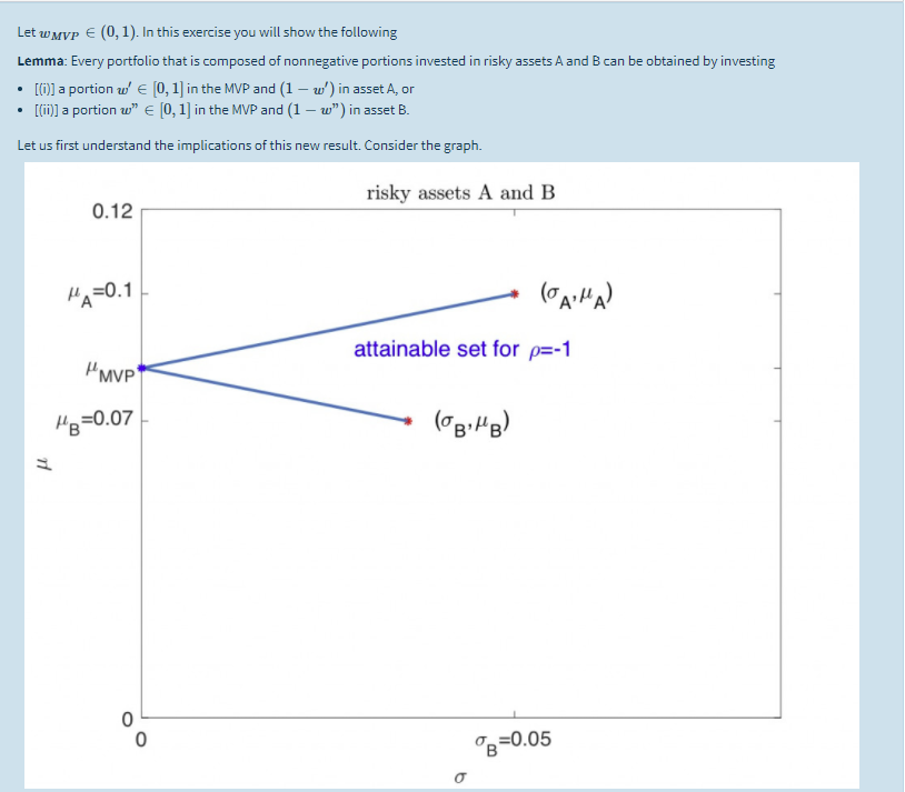Let wmvp € (0,1). In this exercise you will show the | Chegg.com