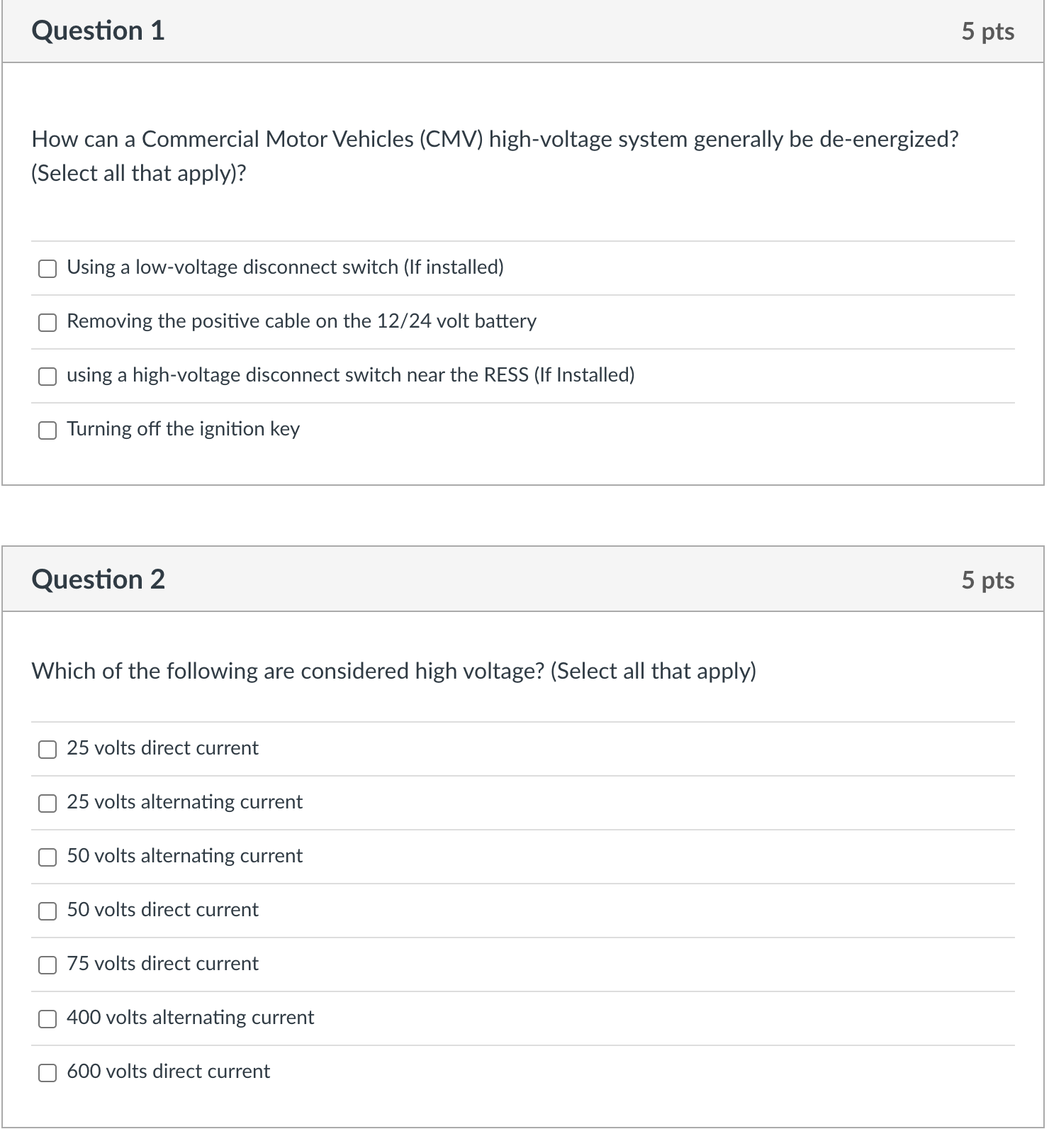 Solved How can a Commercial Motor Vehicles (CMV) | Chegg.com