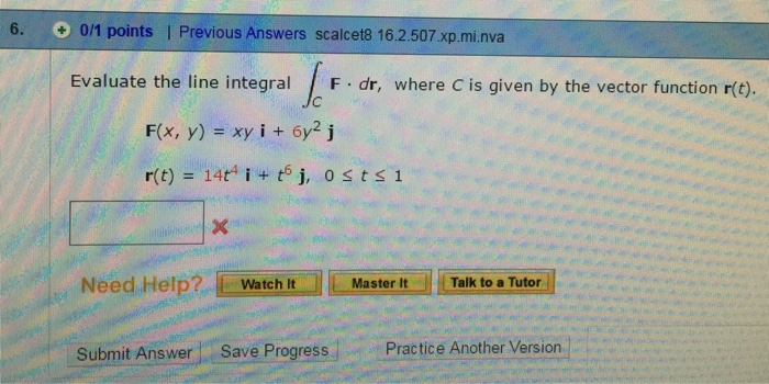 Solved Evaluate the line integral integral_C F middot dr, | Chegg.com