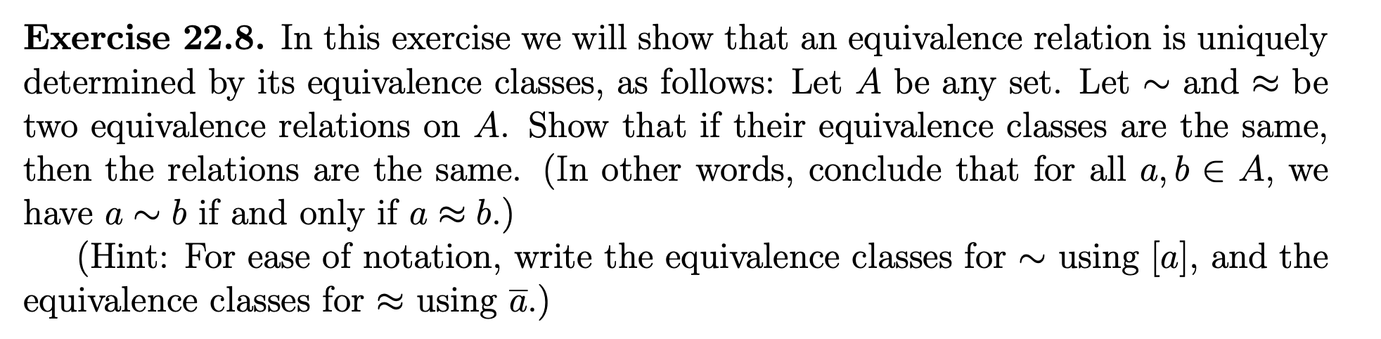 Solved Exercise 22.8. In this exercise we will show that an | Chegg.com