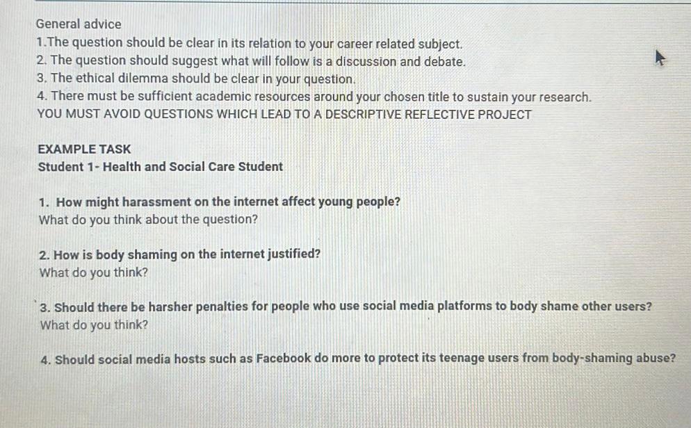 Develop research question for the topic (Engineering | Chegg.com