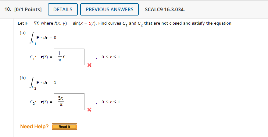 Solved 10. [0/1 Points] DETAILS PREVIOUS ANSWERS SCALC9 | Chegg.com