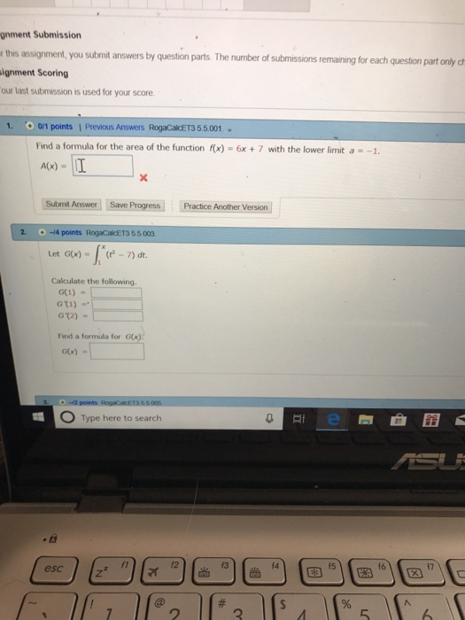 Solved nment Submission this assignment, you submit answers | Chegg.com