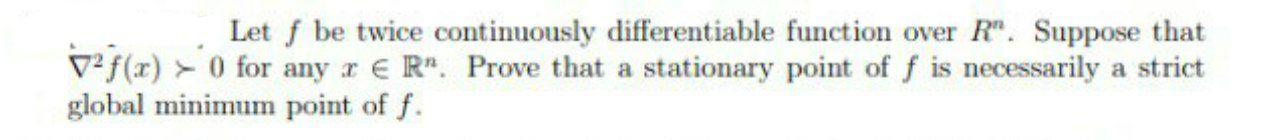 Solved Let f be twice continuously differentiable function | Chegg.com