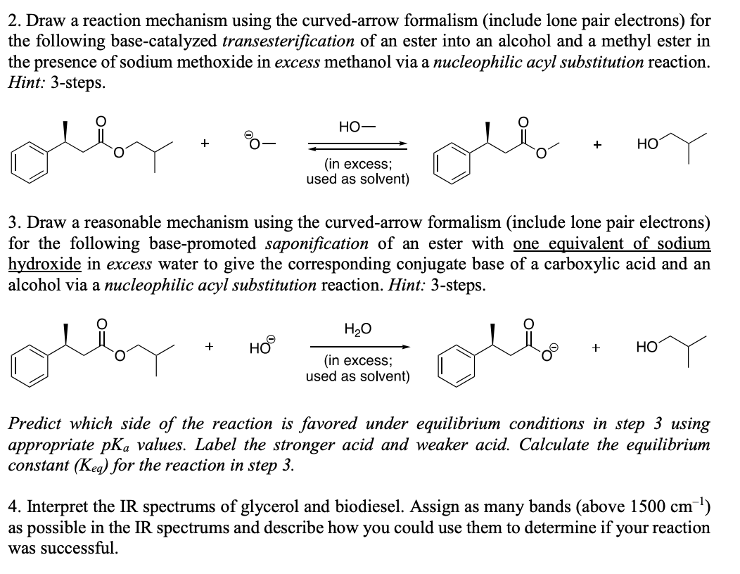 Solved 2. Draw a reaction mechanism using the curved-arrow | Chegg.com