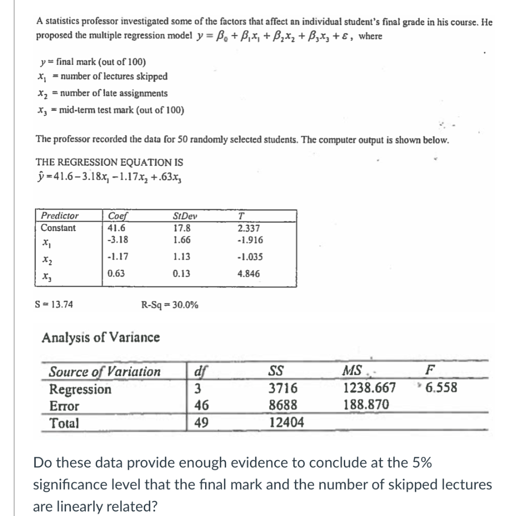 Do these data provide enough evidence at the 5% | Chegg.com