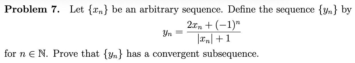 Solved Problem 5. Define {xn} by x1=10 and xn+1=6+xn for | Chegg.com