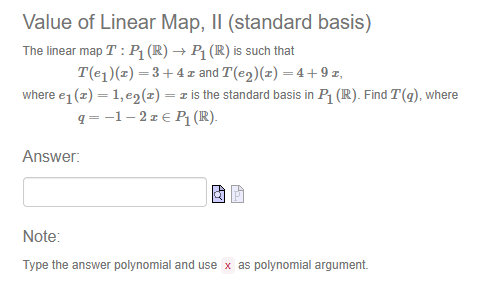 Solved The linear map T:P1(R)→P1(R) is such that | Chegg.com