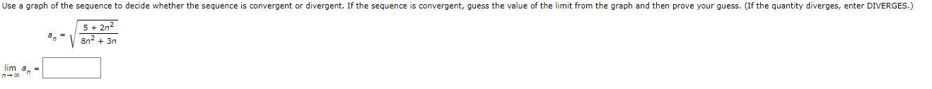 Solved an=8n2+3n5+2n2 | Chegg.com