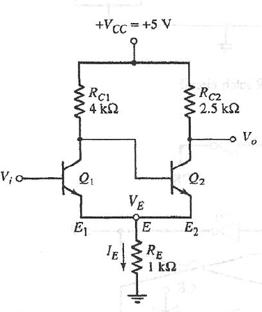 12. Calculate the upper and lower threshold voltages | Chegg.com