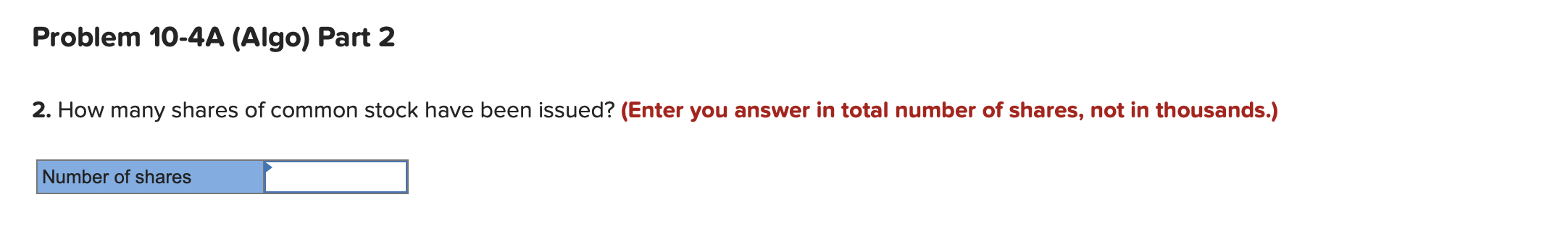 Solved Required information Problem 10-4A (Algo) Analyze the | Chegg.com