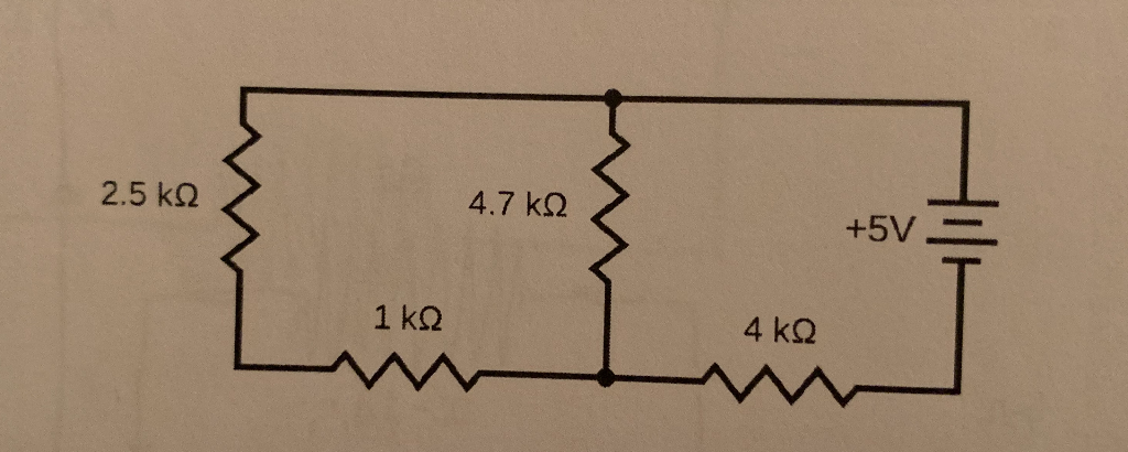 Solved Find The Current Through Voltage Across And Power