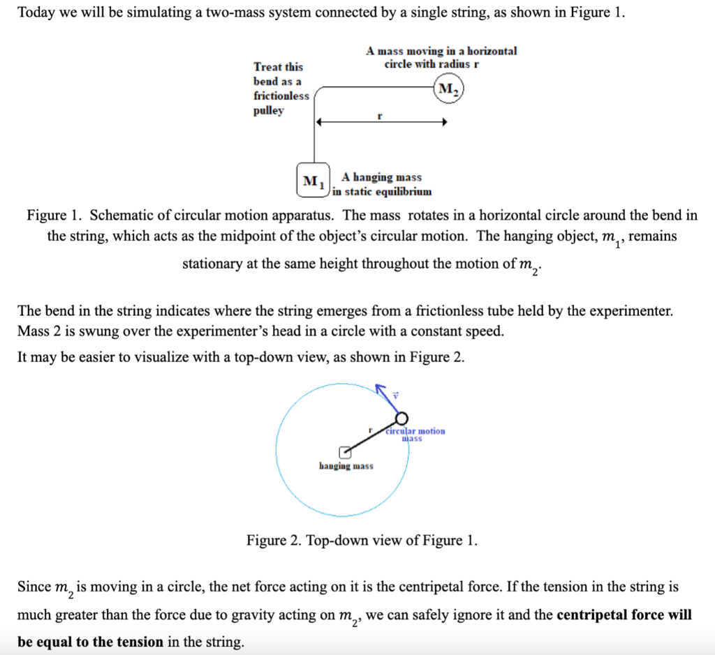 Solved Today we will be simulating a two-mass system | Chegg.com