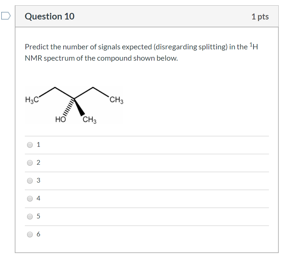 Solved Question 10 1 Pts Predict The Number Of Signals