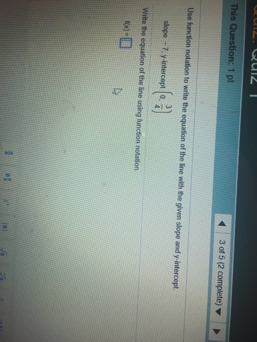 Solved This Question: 1 pt 3015(2 complete) Use function | Chegg.com