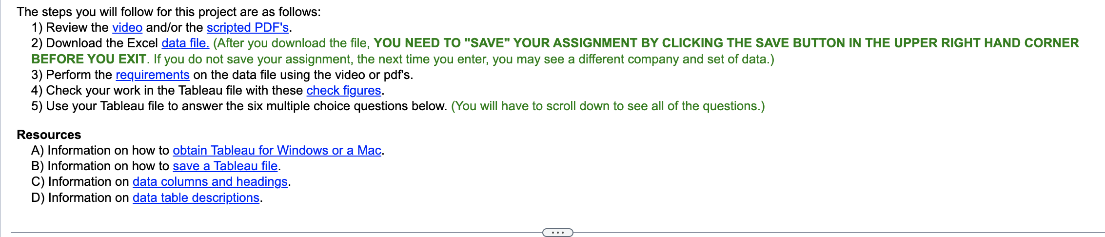 The steps you will follow for this project are as | Chegg.com