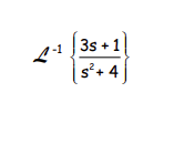 Solved 4-1 3s +1 s+4 | Chegg.com