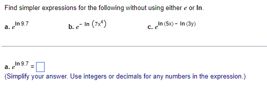 Solved Find simpler expressions for the following without | Chegg.com