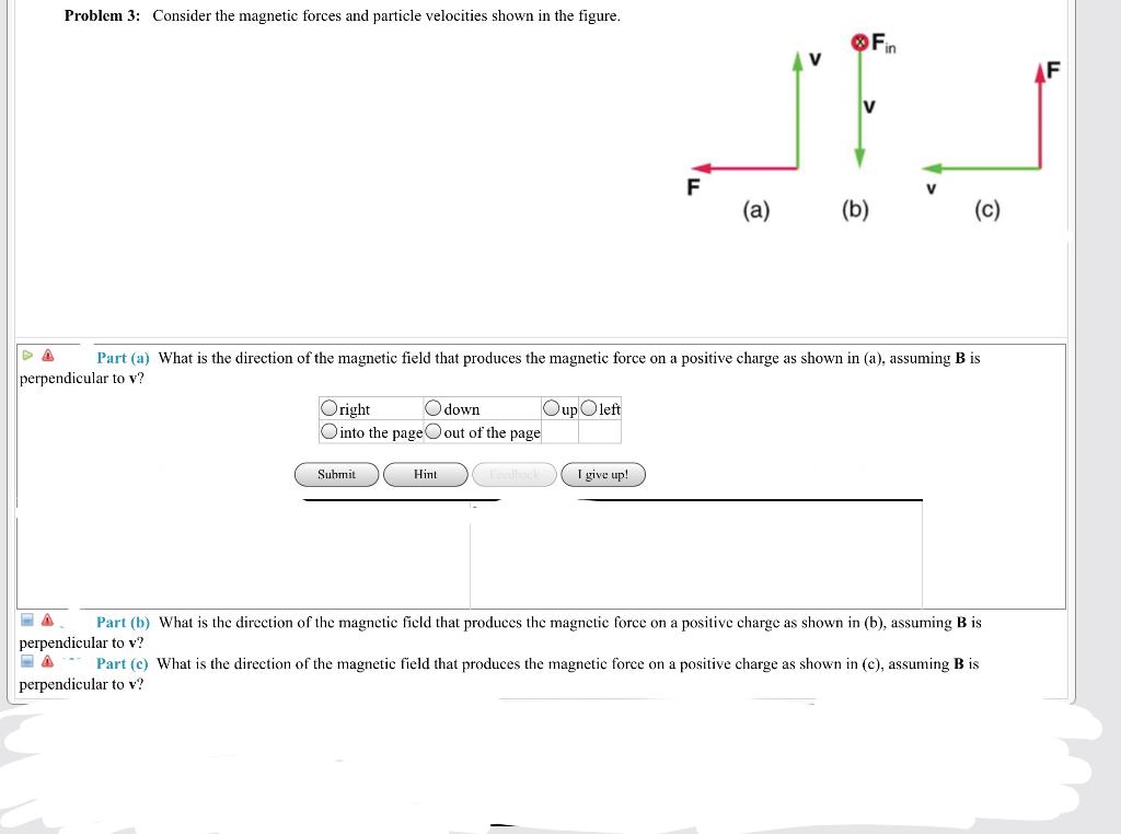 Solved Problem 3: Consider the magnetic forces and particle | Chegg.com