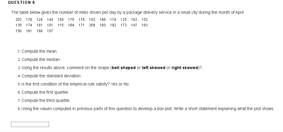 Solved The sum of the deviations from the mean and the | Chegg.com