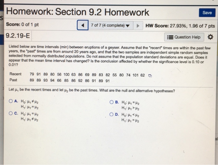 Solved Homework Section 9 2 Homework Save Score 0 Of 1 Pt
