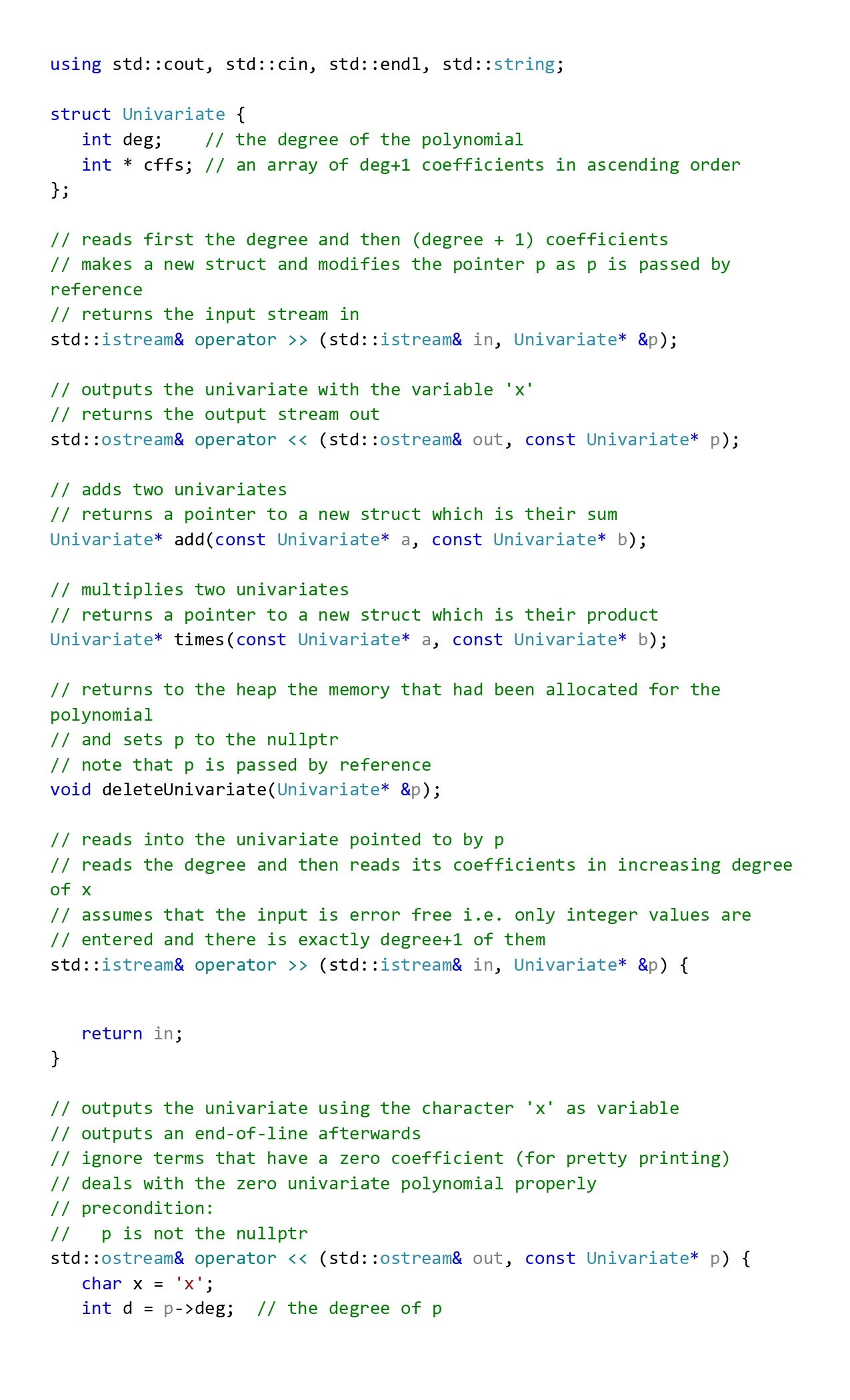 Solved Only in C++ and follow the instructions. Do not copy | Chegg.com