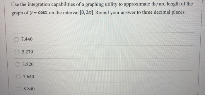 Solved Use the integration capabilities of a graphing | Chegg.com