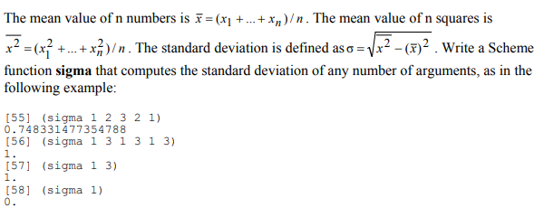 Solved The mean value ofn numbers is F= (x1 +... + x,)/n. | Chegg.com