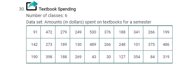 Solved Constructing a Frequency Distribution In Exercises 29 | Chegg.com
