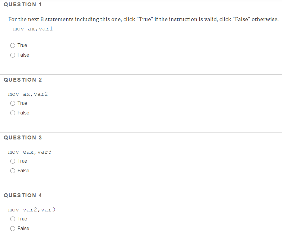 Solved Use the following variable definitions for the | Chegg.com