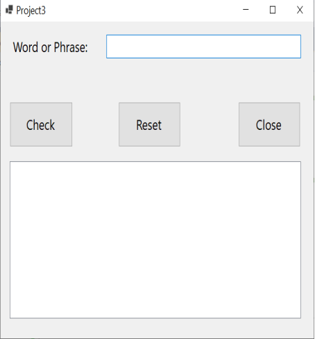 Solved Using Visual Basic. A palindrome is a word or phrase | Chegg.com