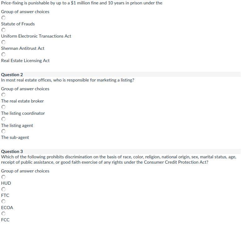 Solved Price-fixing is punishable by up to a $1 million fine | Chegg.com