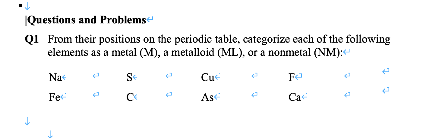 Solved IQuestions and Problems Q1 From their positions on | Chegg.com