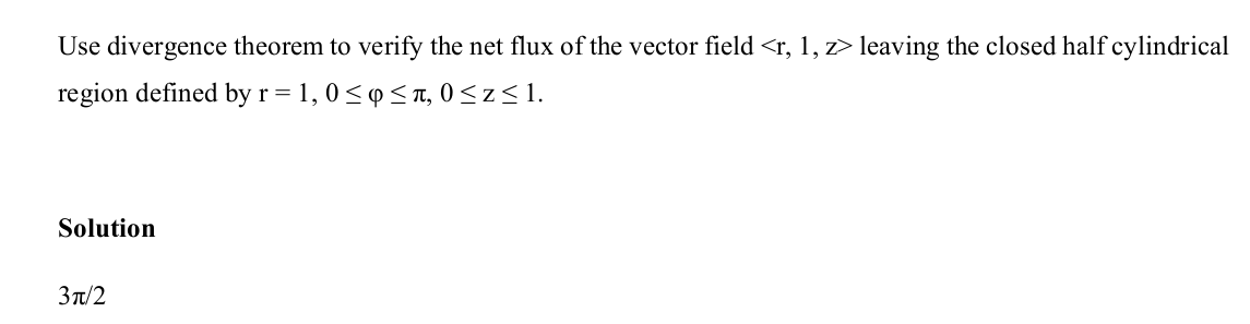 Solved The following is an exercise from Vector Calculus or | Chegg.com