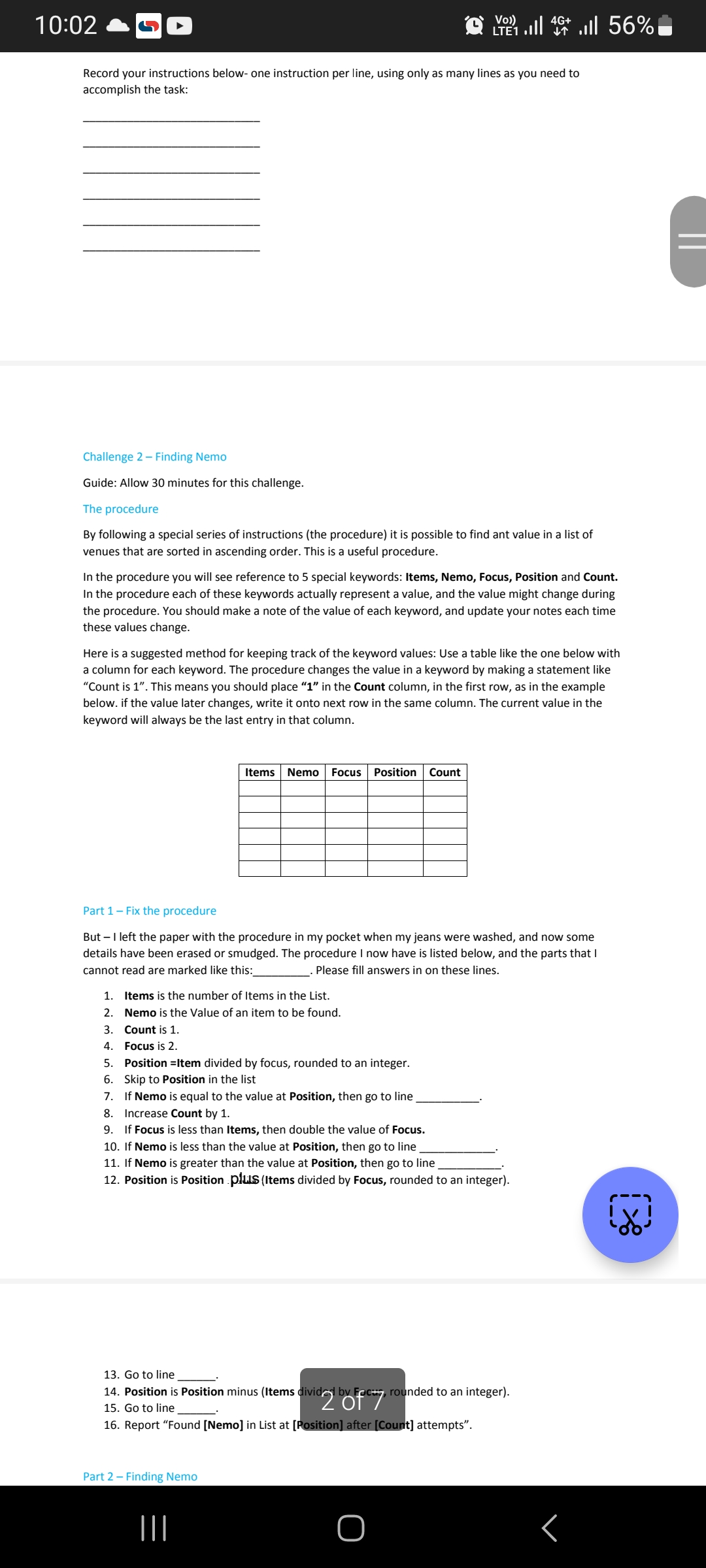 Solved Guide: Allow 30 ﻿minutes for this challenge.The | Chegg.com