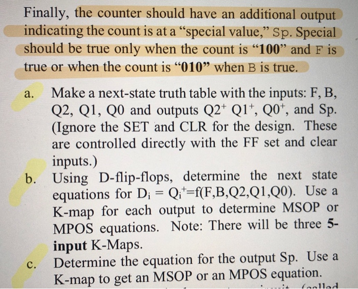 Solved 6. Design a counter (called Lab3_3bit_Cnt) that will | Chegg.com
