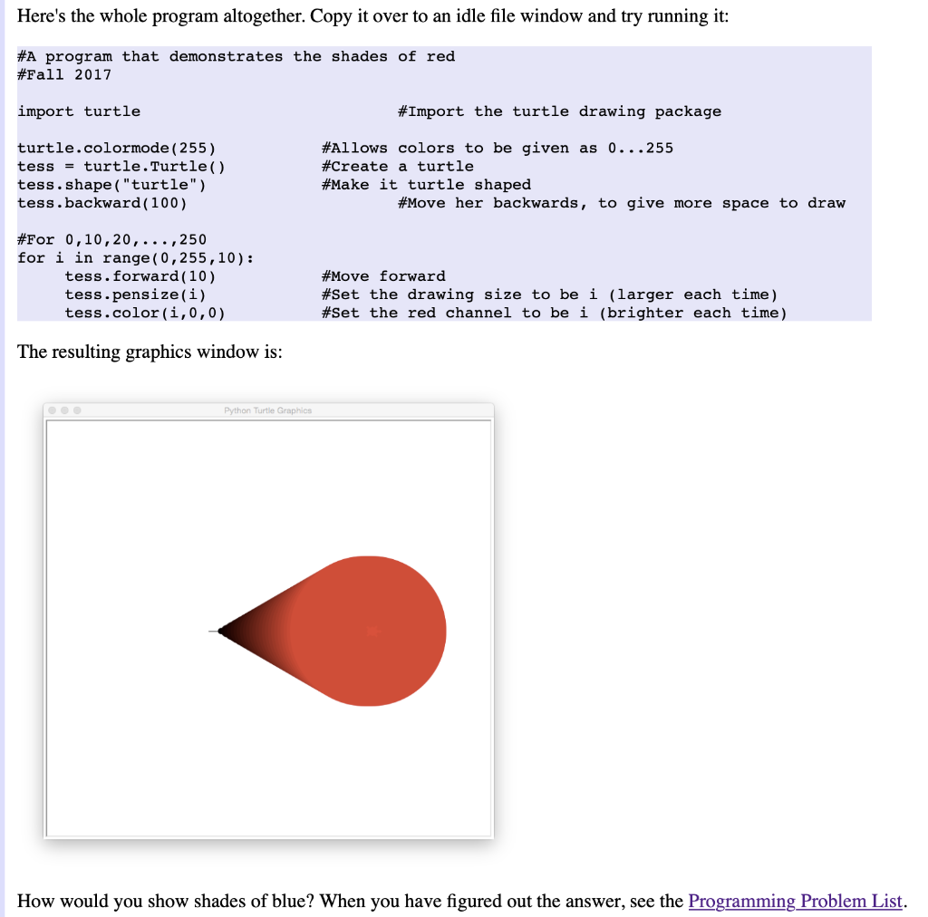 Solved Here's the whole program altogether. Copy it over to | Chegg.com