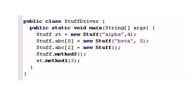 In Memory Analysis with Object Instances and Static | Chegg.com