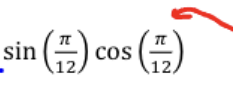 Solved sin(12π)cos(12π) | Chegg.com
