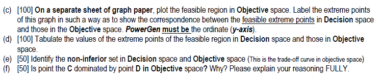 Solved Problem 1 [800] The following multiple objective | Chegg.com