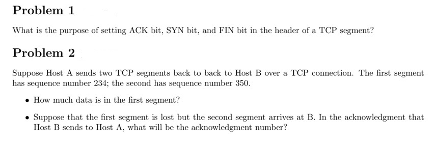 Solved Note: Computer Networking questions. Please make your | Chegg.com