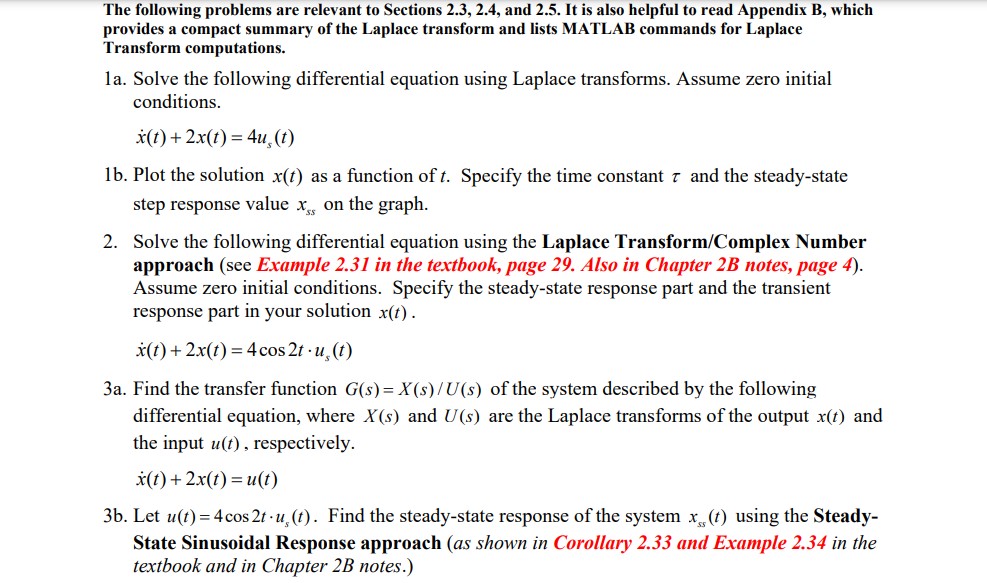 Solved The following problems are relevant to Sections | Chegg.com