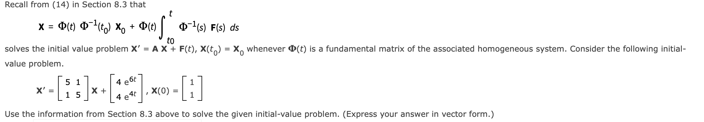Solved Recall from (14) ﻿in Section 8.3 | Chegg.com