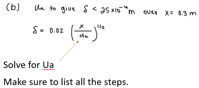 Solved (b) ﻿Ua to give δ