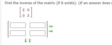 Solved Find the inverse of the matrix (if it exists). (If an | Chegg.com