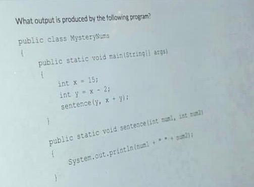 Solved What will be the value inside the variables a and b | Chegg.com
