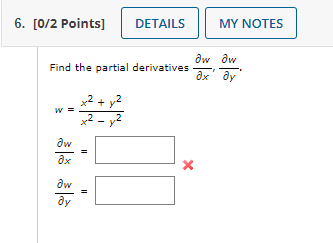 Solved Find the partial derivatives | Chegg.com