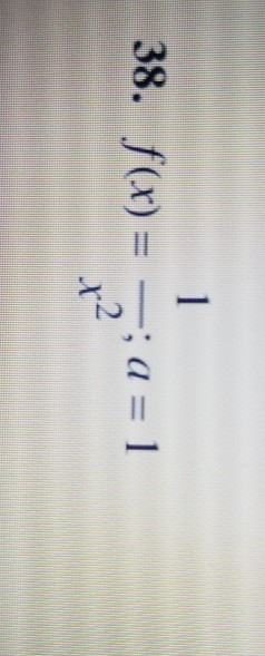 Solved 33-42. Derivatives and tangent lines a. For the | Chegg.com