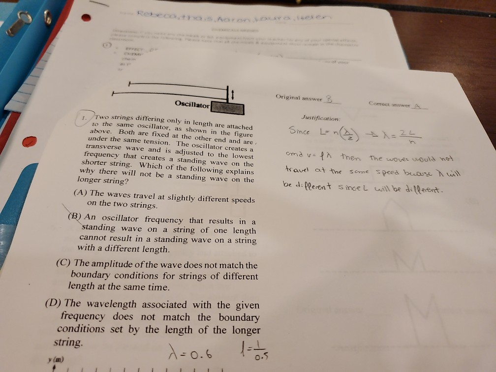 Solved Original answer B Correct answer Justification: Since | Chegg.com