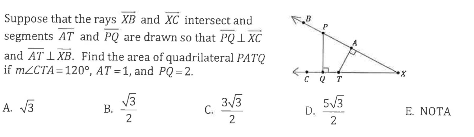 Solved Suppose that the rays XB and XC intersect and | Chegg.com
